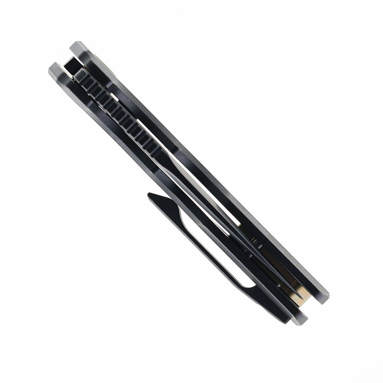 Ticonic Knives Ticonic1 Folding Knife Black Smooth Titanium Handle ...