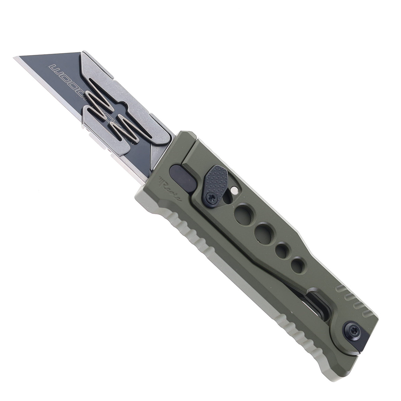 Reate Exo-U Utility Knife OD Green Aluminum Speed Hole - White Mountain ...
