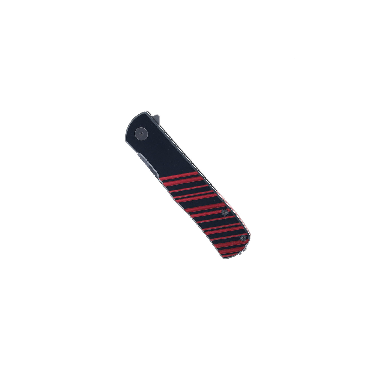 Real Steel Karly Folding Knife Black | Red Aluminum Handle Satin VG-10 ...