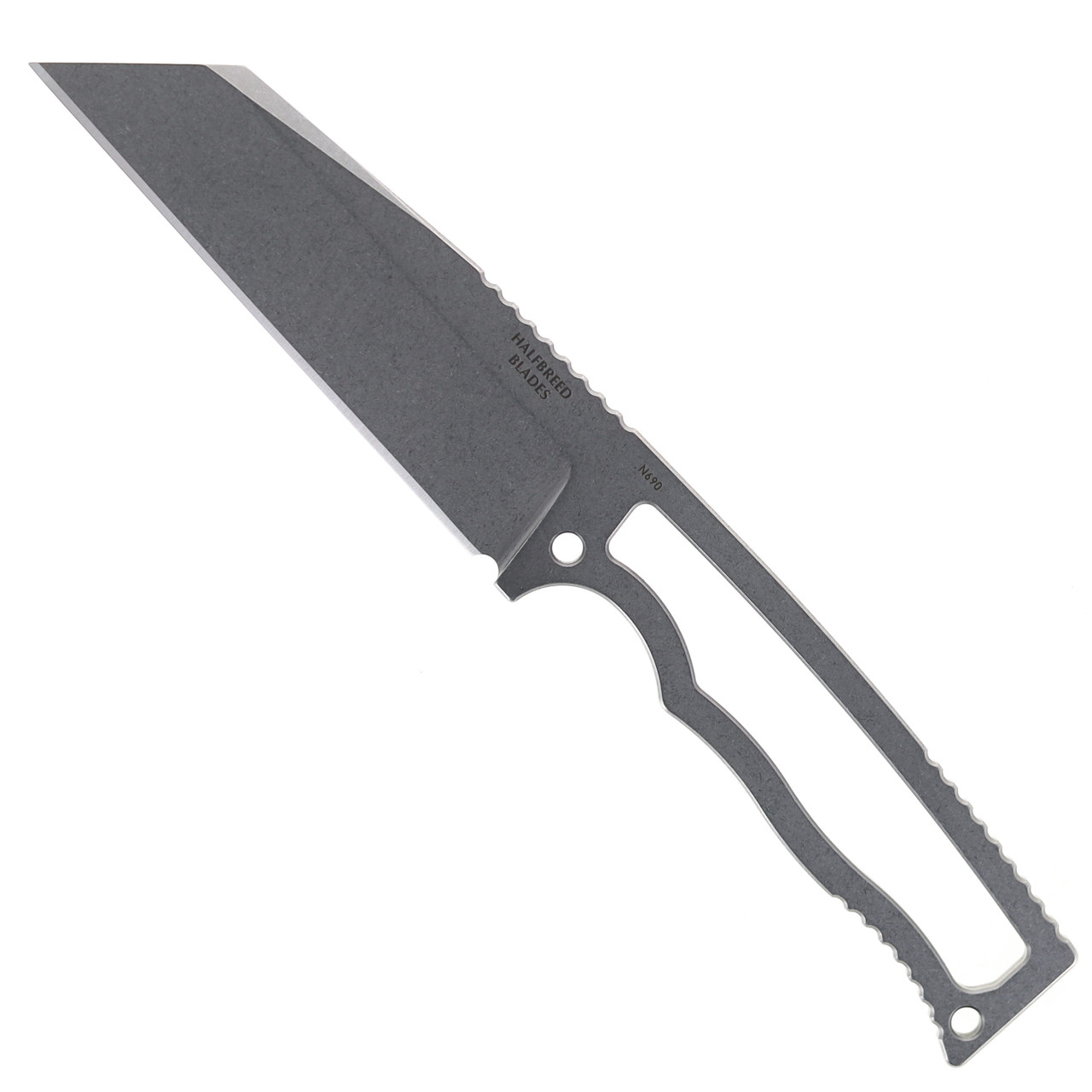 Halfbreed Blades Fixed Blade Knife VG-10 Handle N690 Wharncliffe Plain ...