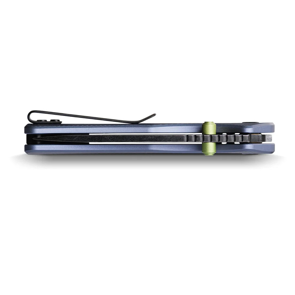 Vosteed Marten Folding Knife Purple Aluminum Handle 154CM Plain Edge ...