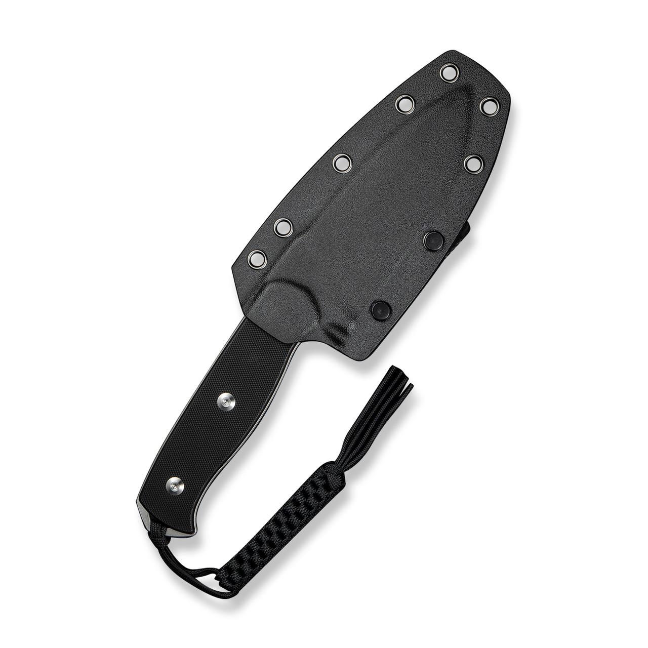 Sencut Toxodon Fixed Blade Knife Black G10 Handle 9Cr18MoV Plain Edge ...