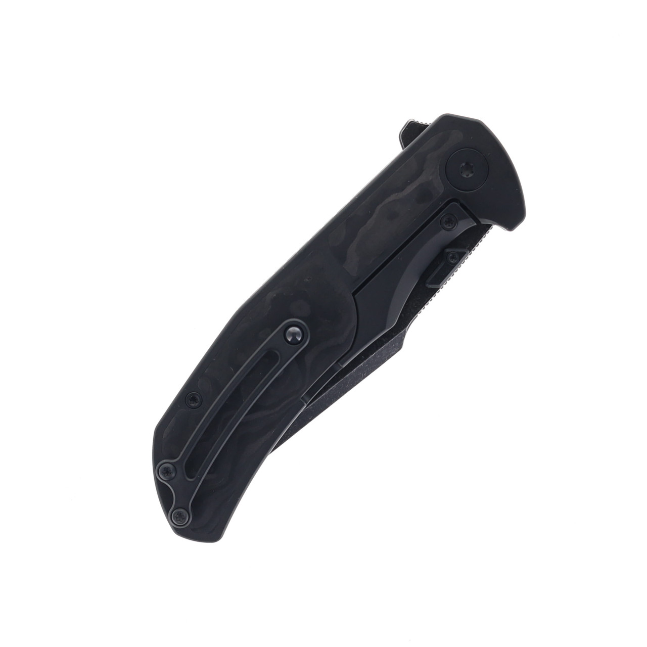 Mechforce Hellraiser Folding Knife Blackout Titanium Handle Vanax Plain ...