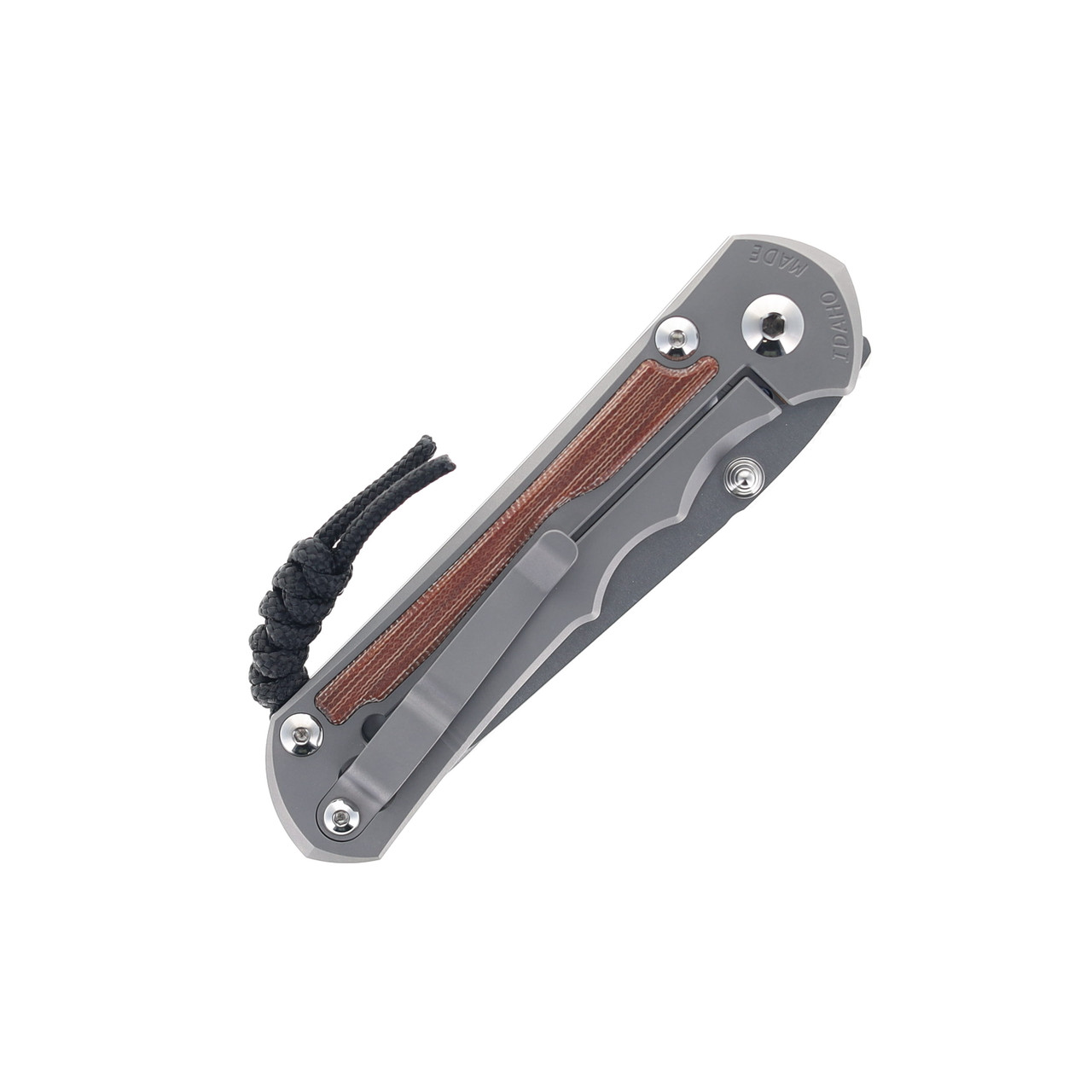 Chris Reeve Large Inkosi Folding Knife Glass Blasted Titanium handle w ...