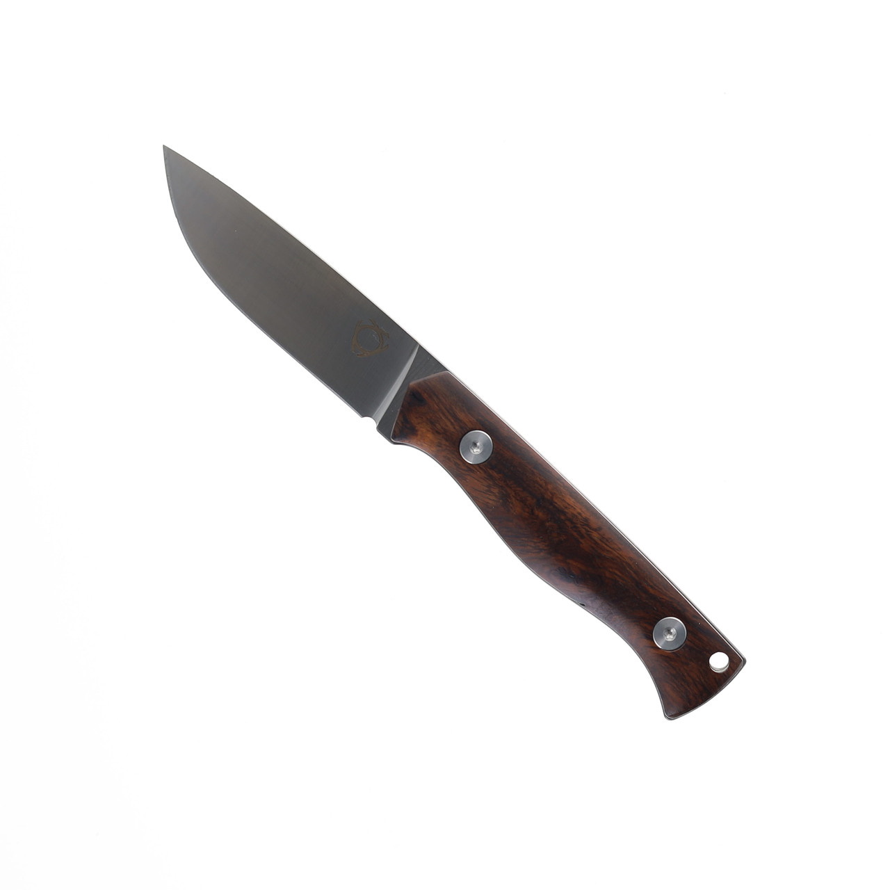 SixLeaf Micro Fixed Blade Knife Ironwood Handle M390 Plain Edge SL-41-Wood