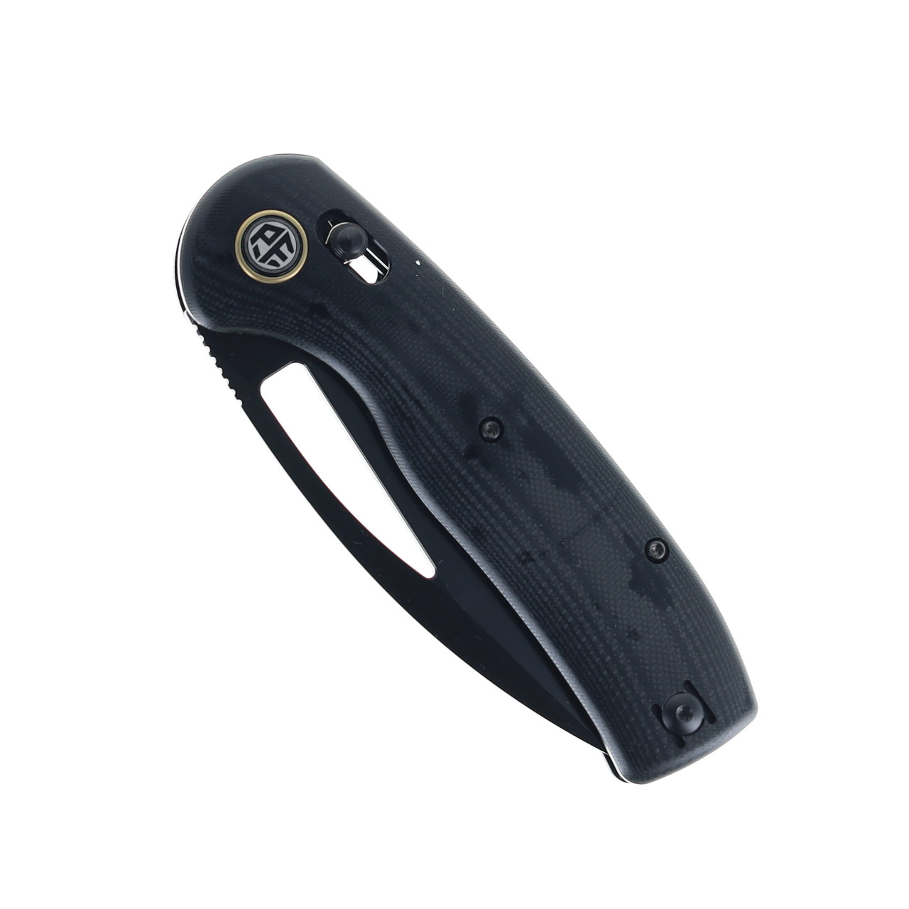 Petrified Fish P13DDW Viper Black K110 Steel Blade Black G10 Handle ...