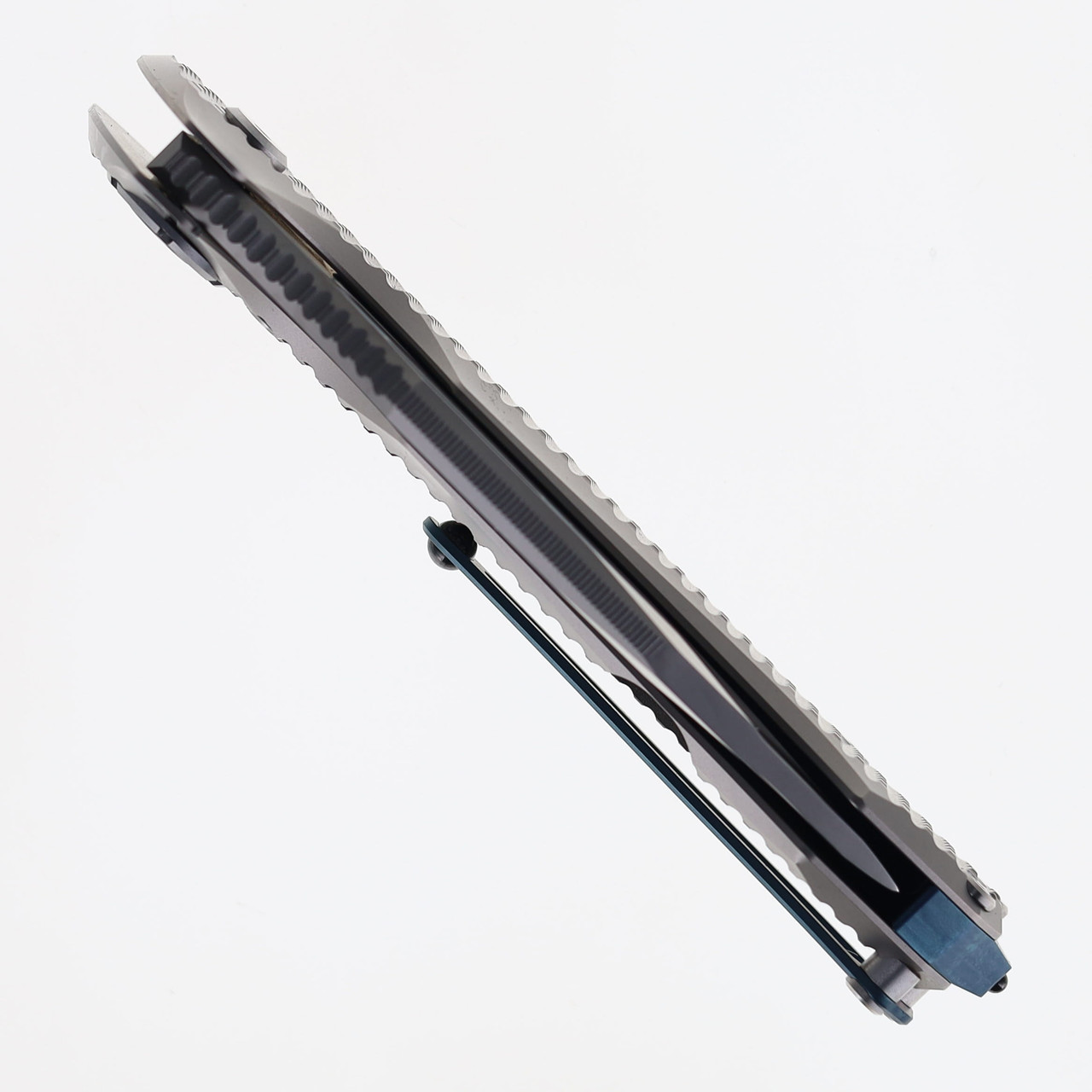 PMP Knives Alpha Smilodon Folding Knife Titanium Handle 14c28n Blade ...