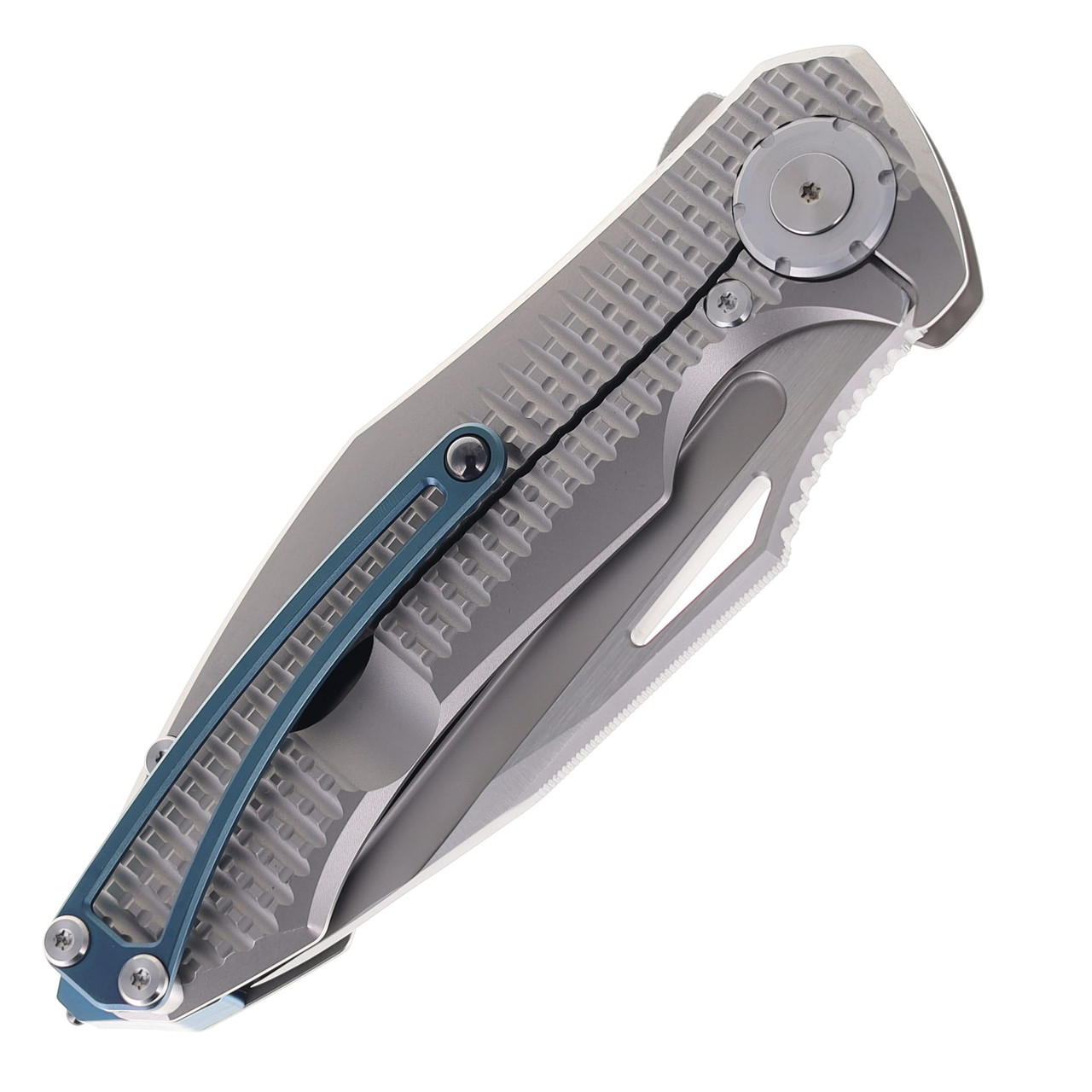PMP Knives Alpha Smilodon Folding Knife Titanium Handle 14c28n Blade ...