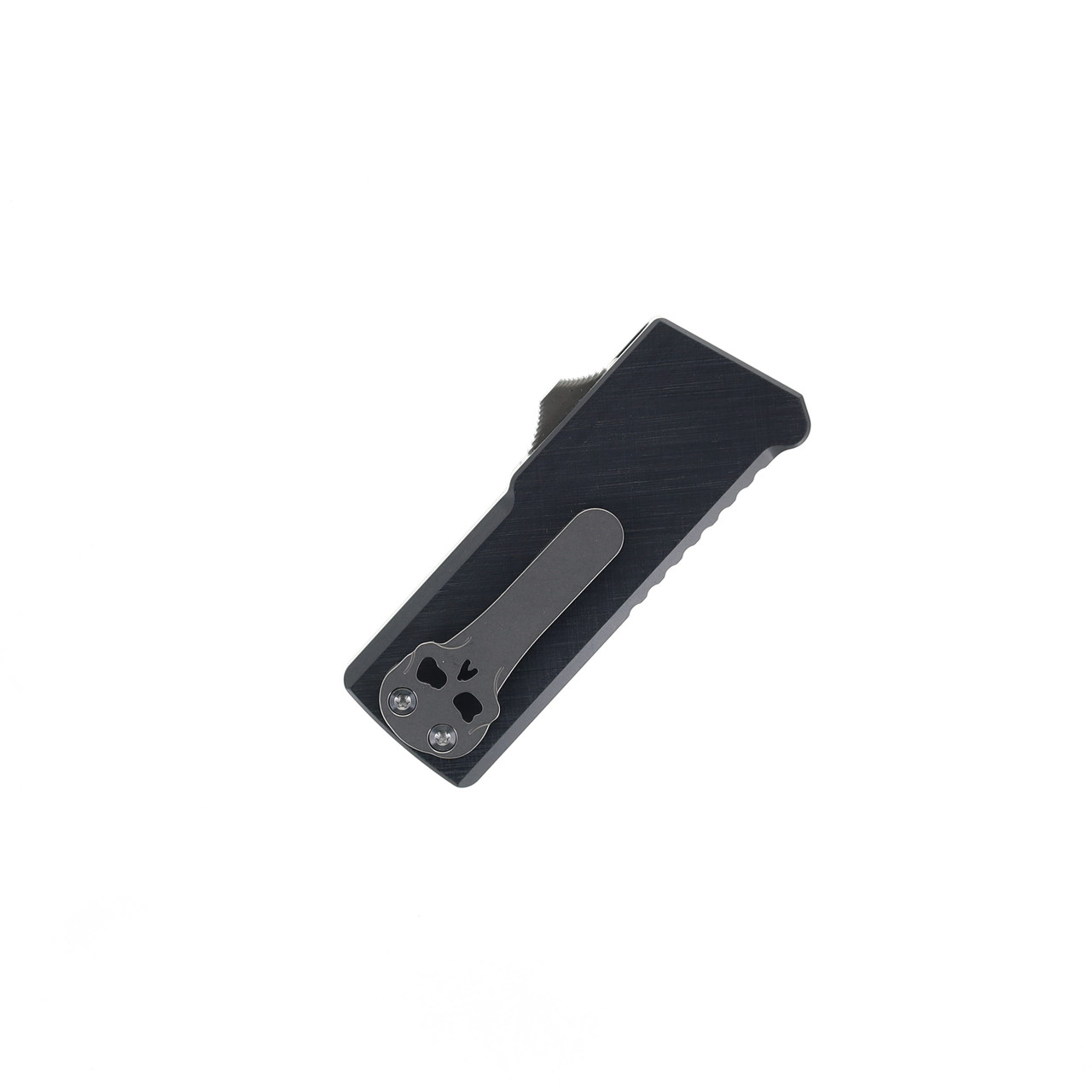 Chaves CHUB Auto OTF Utility Knife Black Cross Hatch Handle Clip/Spey ...