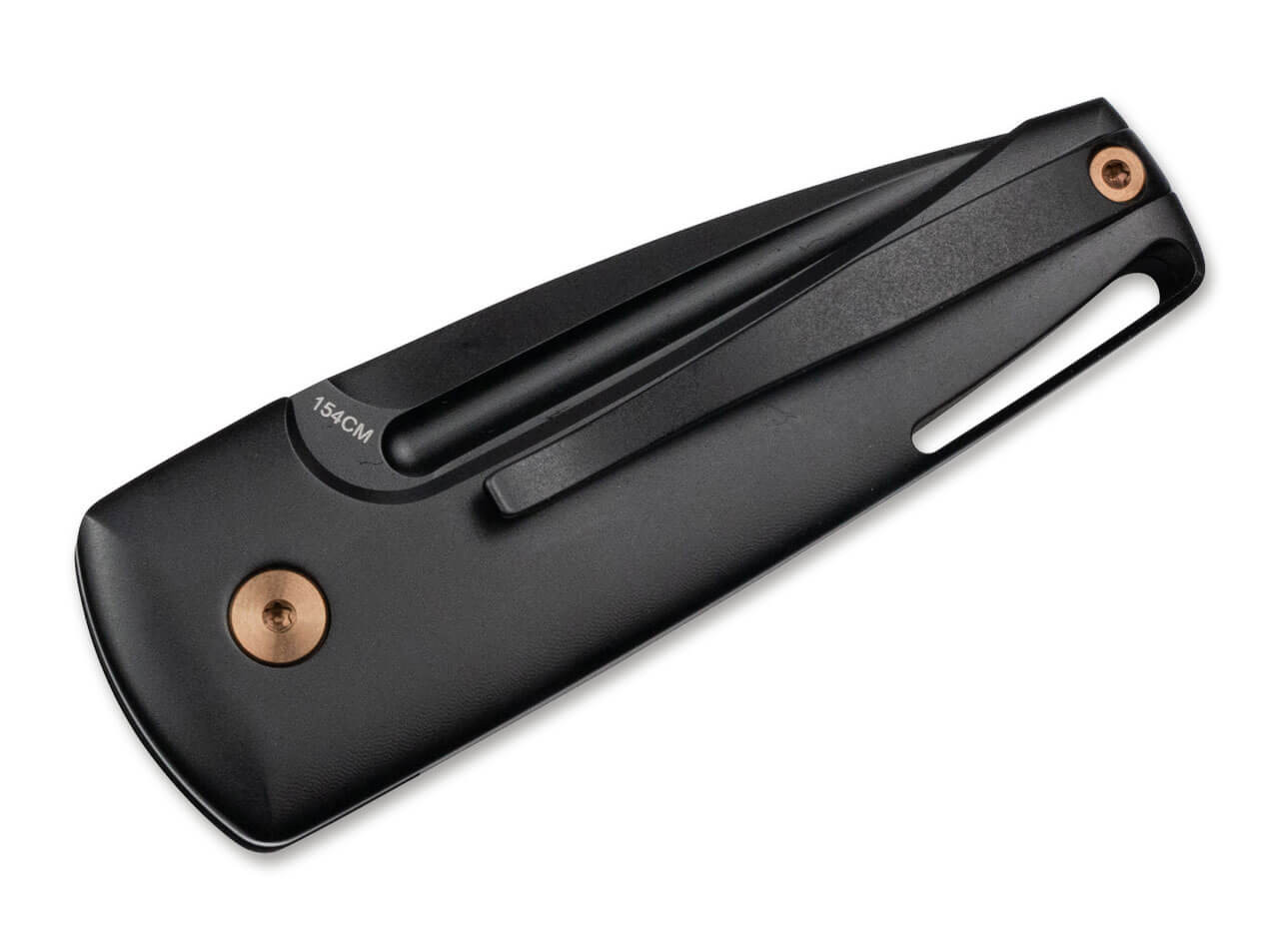 Boker Plus Harlock Mini Auto Knife Black Aluminum Handle 154CM Plain ...