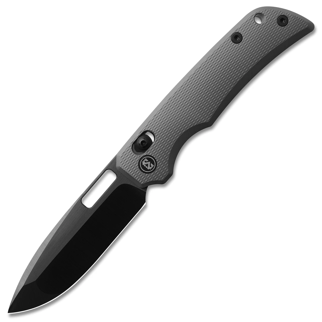 Miguron Mero II Folding Knife Dark Grey PVD Titanium Handle M390 Drop ...