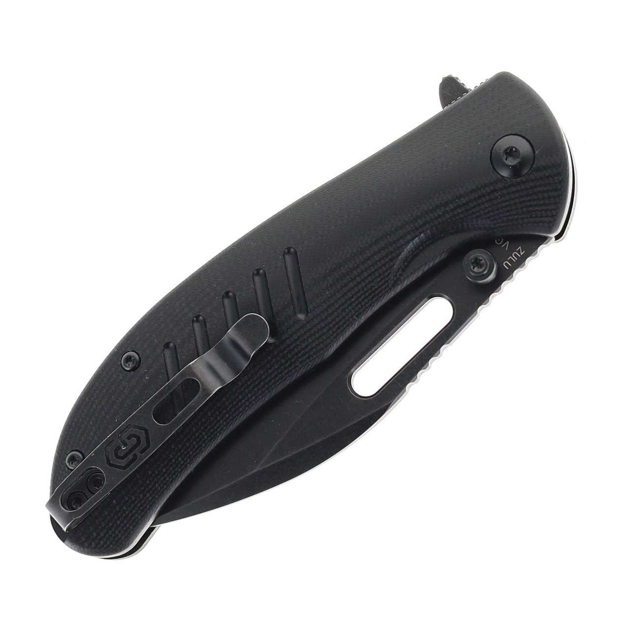 Critcal Strike Zulu Folding Knife Black G10 Handle VG-10 Plain Edge ...