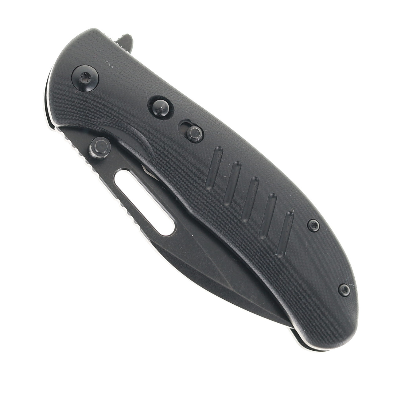 Critcal Strike Zulu Folding Knife Black G10 Handle VG-10 Plain Edge ...