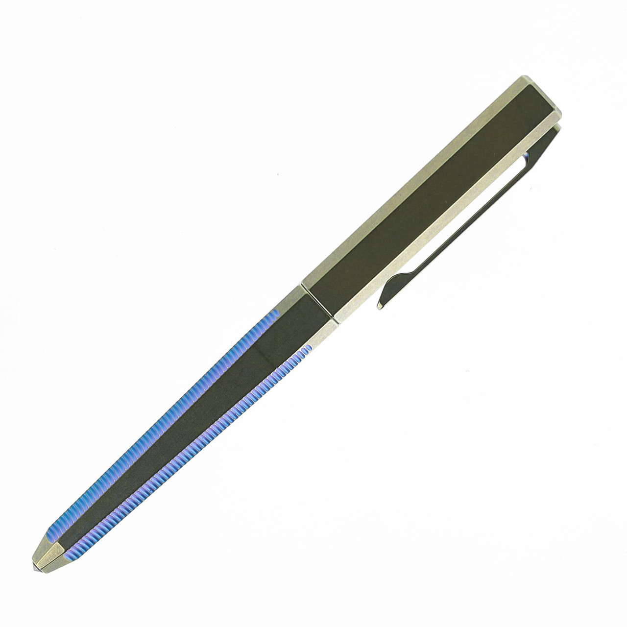 TwoSun Tactical Pen Color Titanium Body Black Ink TS-Pen17-Color