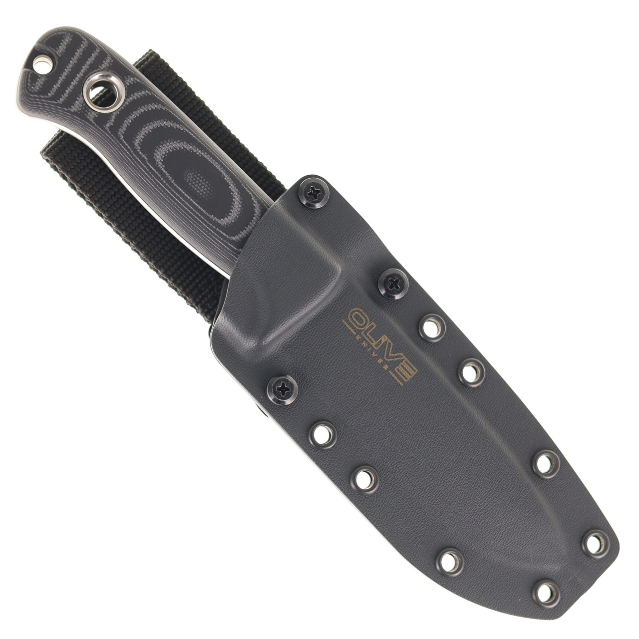 Olive Knives Arbor Fixed Blade Knife Elmax Blade w/ Fibonacci Grind ...