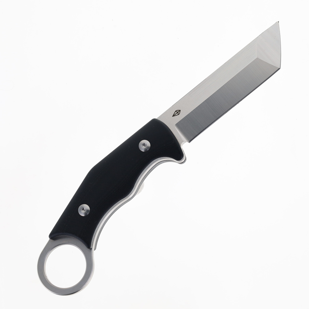 Daily Carry Co Garuda Fixed Blade Knife Tanto 14C28N Blade Black G10 ...