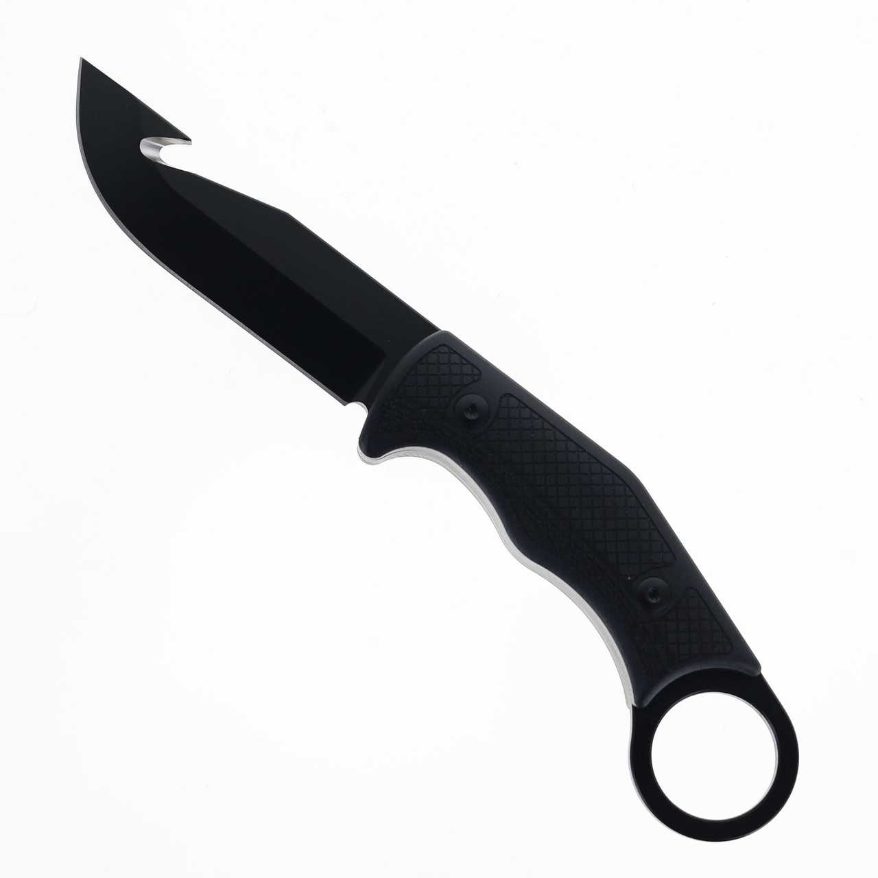 Daily Carry Co Garuda Fixed Blade Black G10 Handle 14C28N Drop Point ...