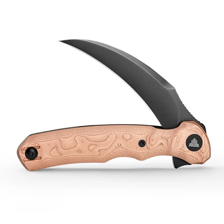 Trivisa Lacerta-CU Folding Knife Copper Foil Handle 14C28N Plain Edge ...