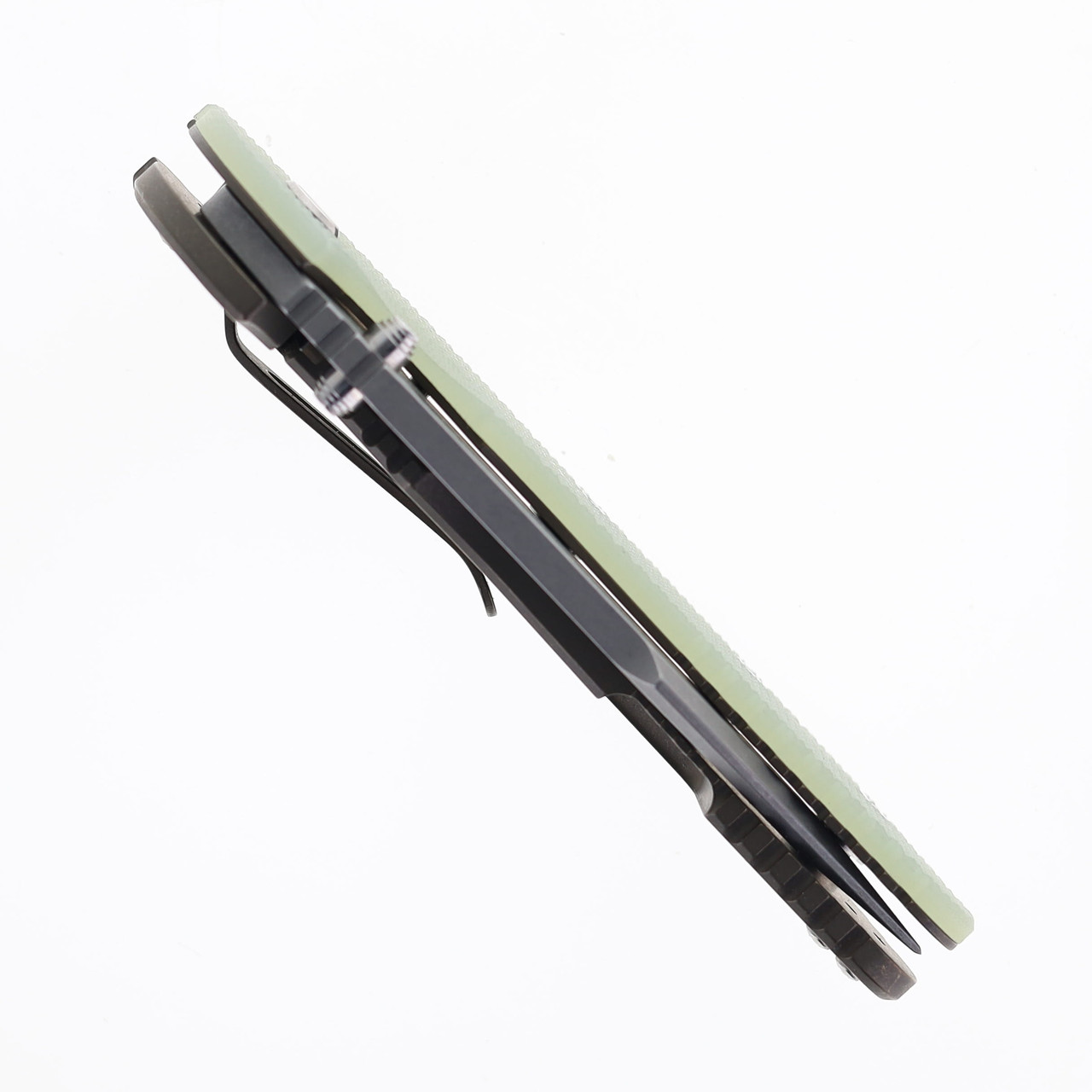 Hinderer Knives XM-24 Harpoon Spanto Blade Folding Knife Translucent ...