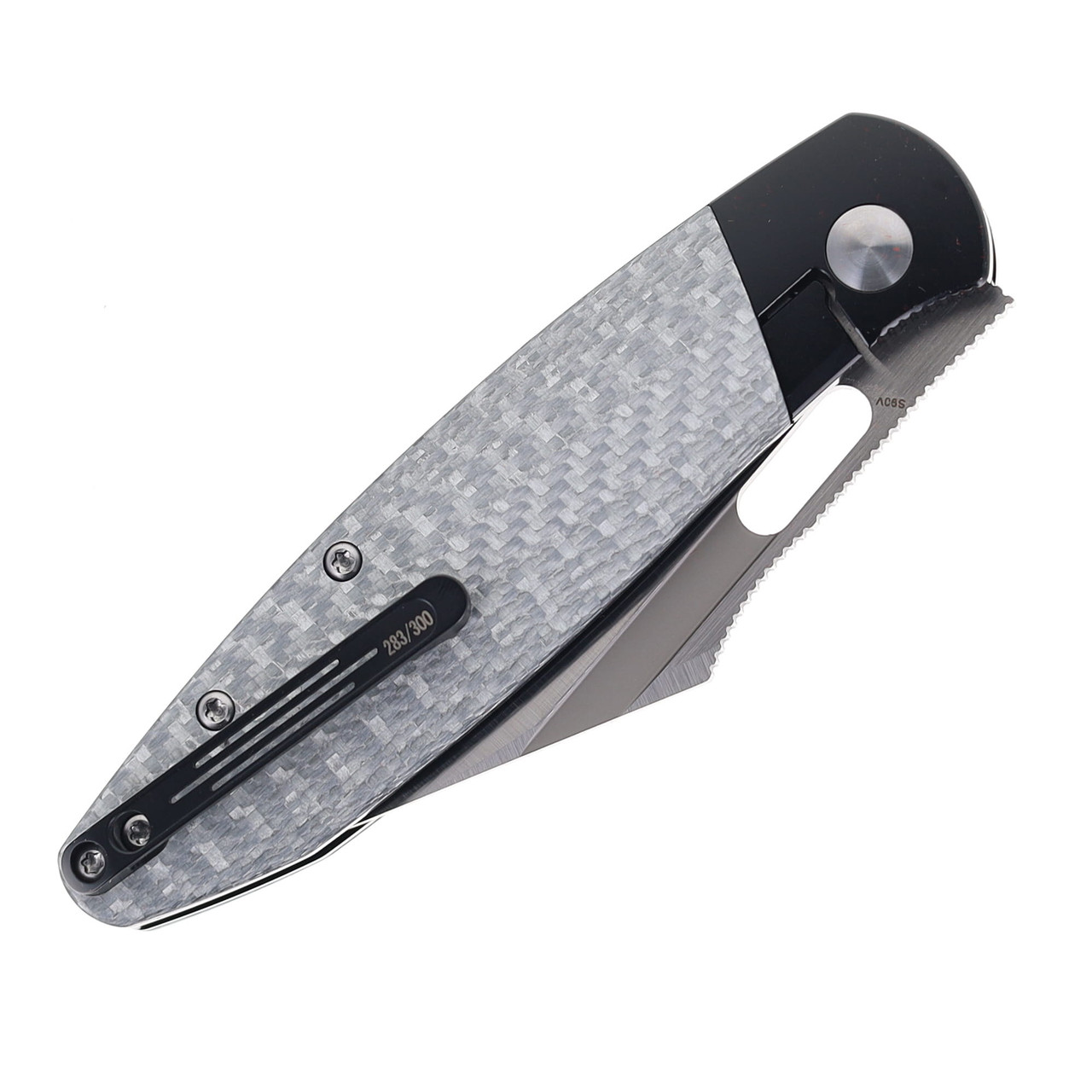 Tuya Knife Brian Edmonson BE Seaxy Folding Knife Titanium Handle ...