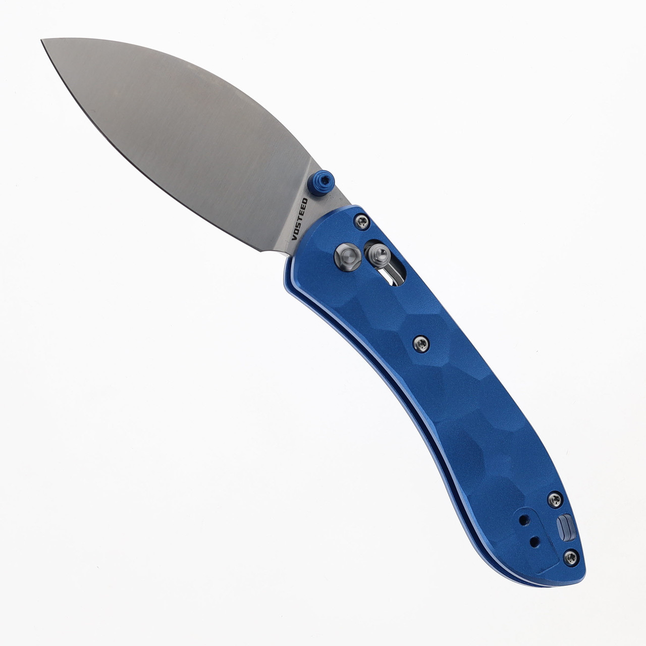 WMK Exclusive Vosteed Mini Nightshade Blue Sclupted Aluminum Handle ...