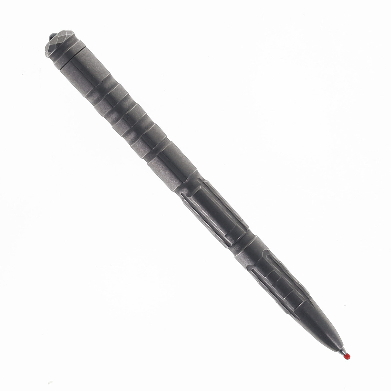 Remette Tactical Slide Click Pen/Glass Breaker Dark Gray Titanium Body ...
