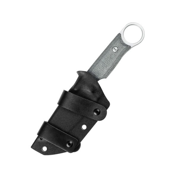 Kizer Cabox Fixed Blade Knife Black Micarta Handle D2 Drop Point Plain ...