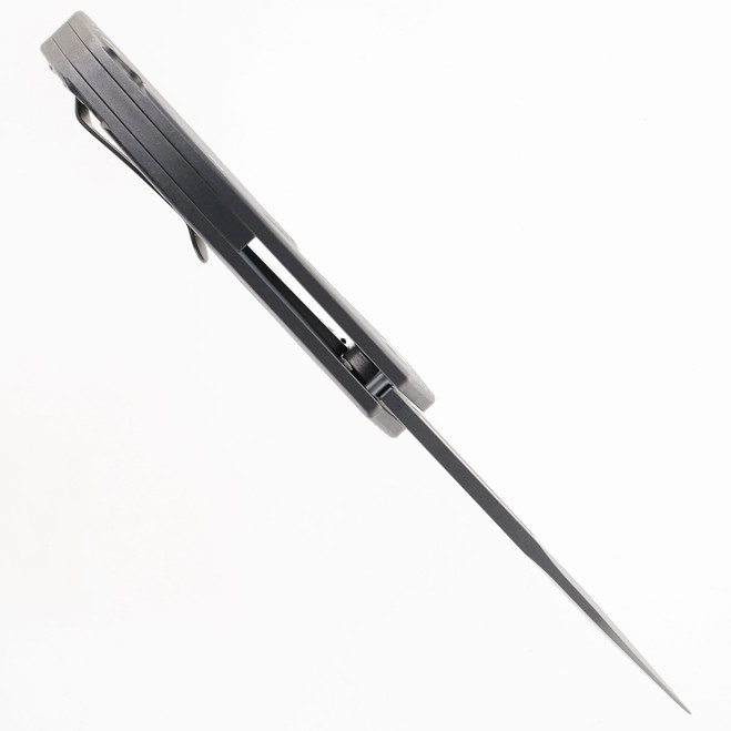 SixLeaf SL-29B Rattlesnake Designs Pocket Knife Milled Titanium Handle ...