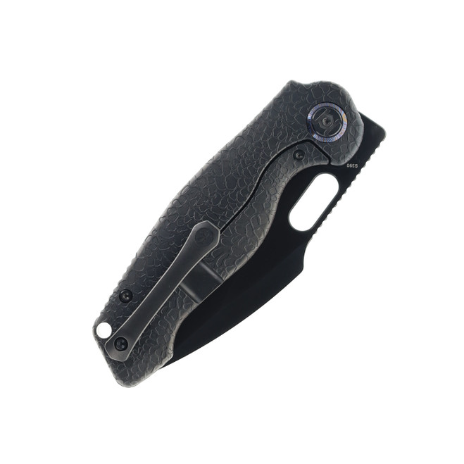 Kunwu Gringo Folding Knife Honeydew Black Dlc Titanium Handle S390
