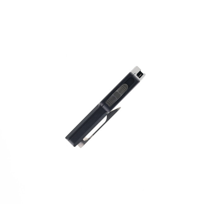 Chaves CHUB Auto OTF Utility Knife Black Cross Hatch Handle Clip/Spey ...