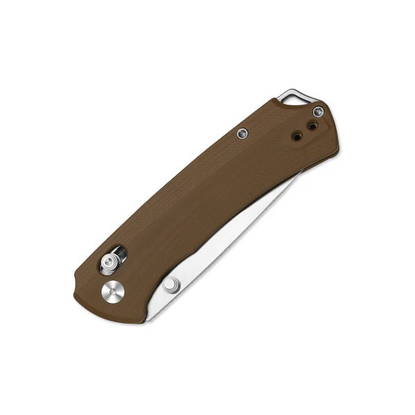 Kizer T1 CD Folding Knife Brown G10 Handle Nitro-V Drop Point Plain ...