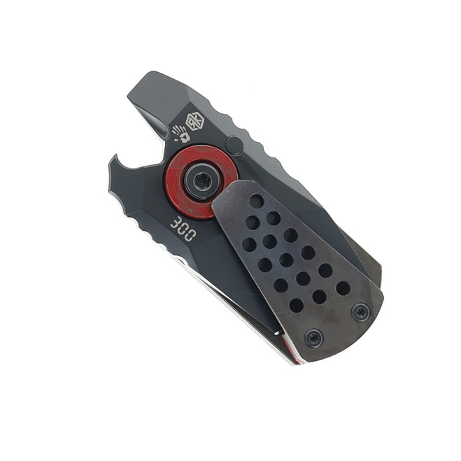 Rike Venom Folding Knife/Multi-Tool Titanium Handle M390 Tanto Plain ...