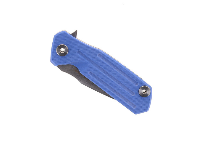 WMK Exclusive Real Steel 3605F Control Flipper Blue G10 & Stainless ...