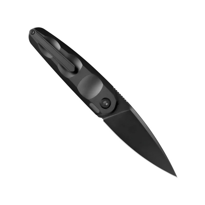 Molsect Loop Folding Knife Black PVD Titanium Handle N690 Drop Point ...