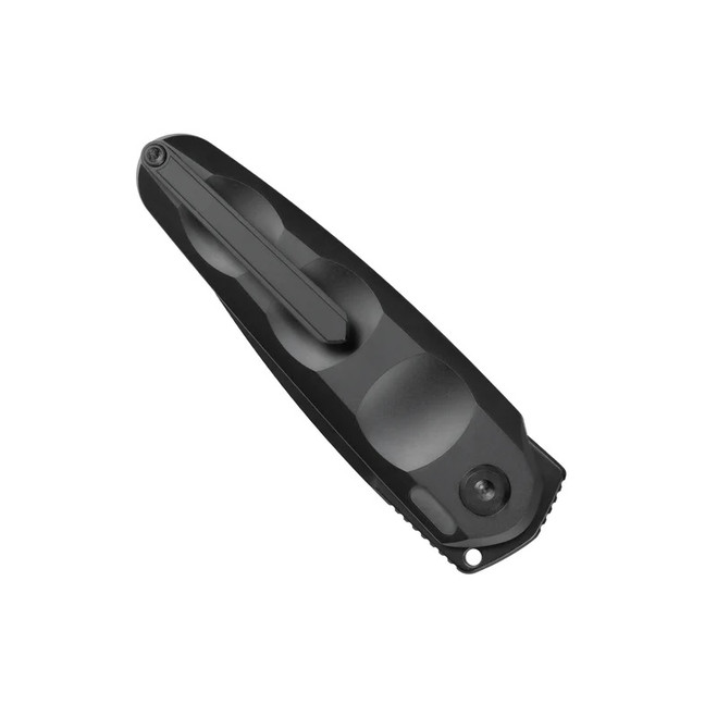 Molsect Loop Folding Knife Black PVD Titanium Handle N690 Drop Point ...