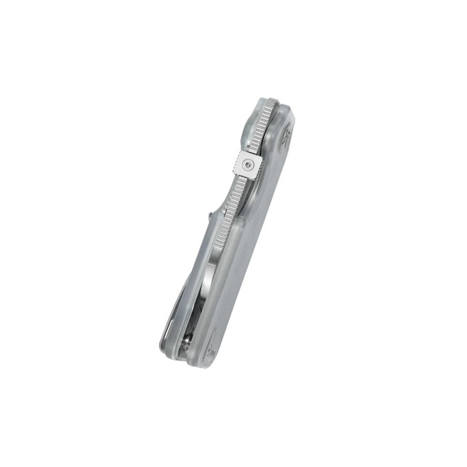 Kubey Boxer Folding Knife Transparent Polycarbonate Handle 14C28N ...
