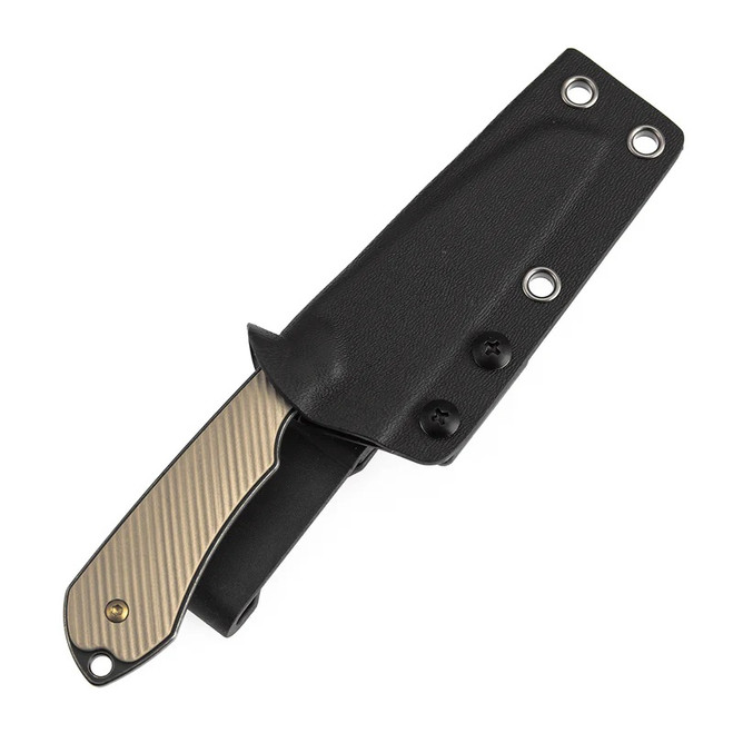 Kansept Valk Fixed Blade Knife Light Sand 10 Handle Nitro-V Reverse ...