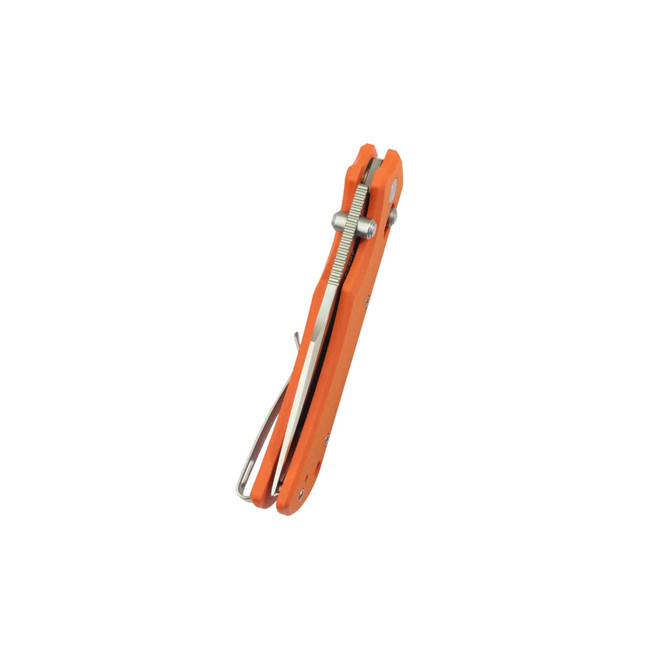 Kubey Iguana Folding Knife Orange G10 Handle D2 Drop Point Plain Edge ...