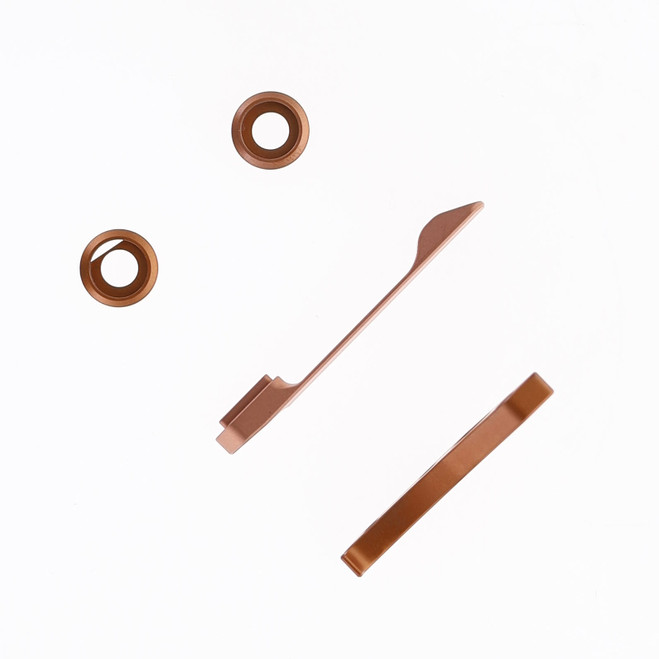 Divo Growler V3 Brass Hardware Kit (Clip, Back Spacer, Pivot Collar)