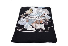 Maxace/MC Studio Short Sleeve T-Shirt 100% Cotton Black Large