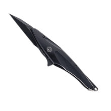 Petrified Fish E10-DDW Hummingbird Folding Knife Black Titanium Handle ...