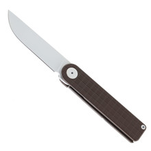 Maxace Nebula Folding Knife Titanium/Cerakote Handle Magnacut Plain ...