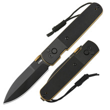CJRB Locust Folding Knife Black PVD/G10 Handle AR-RPM9 Spear Point ...