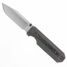 Knife Standards RR Folding Knife Titanium/Camo Carbon Fiber Handle ...