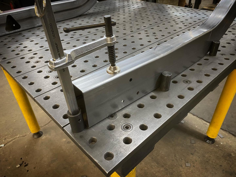 Model A rear frame kit, 5" kickup - Boling Brothers
