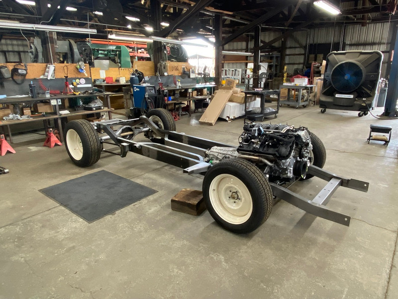 1953-1956 F100 Ford pickup chassis - Boling Brothers