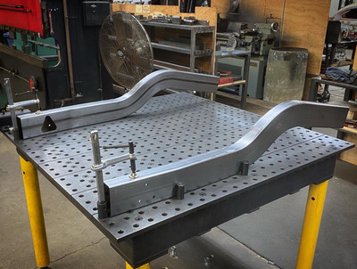 Model A rear frame kit, 5" kickup - Boling Brothers