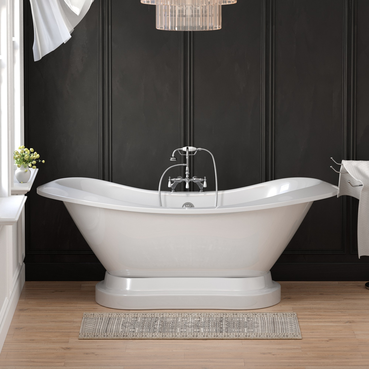 Acrylic Pedestal and Freestanding Tubs