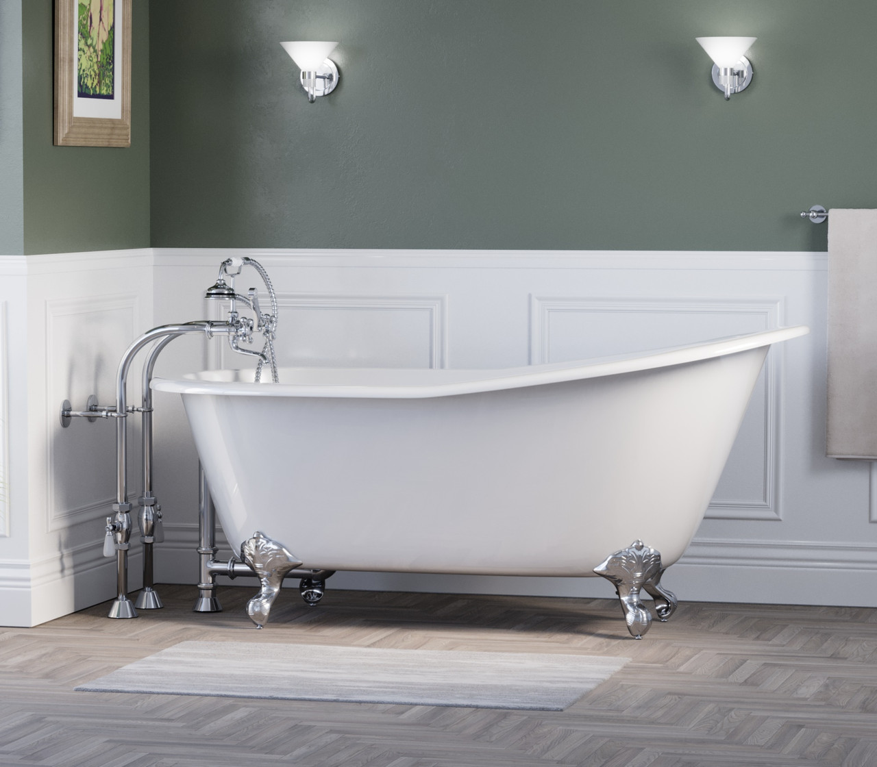 Cast-Iron Clawfoot Tubs & Pedestal Bathtubs