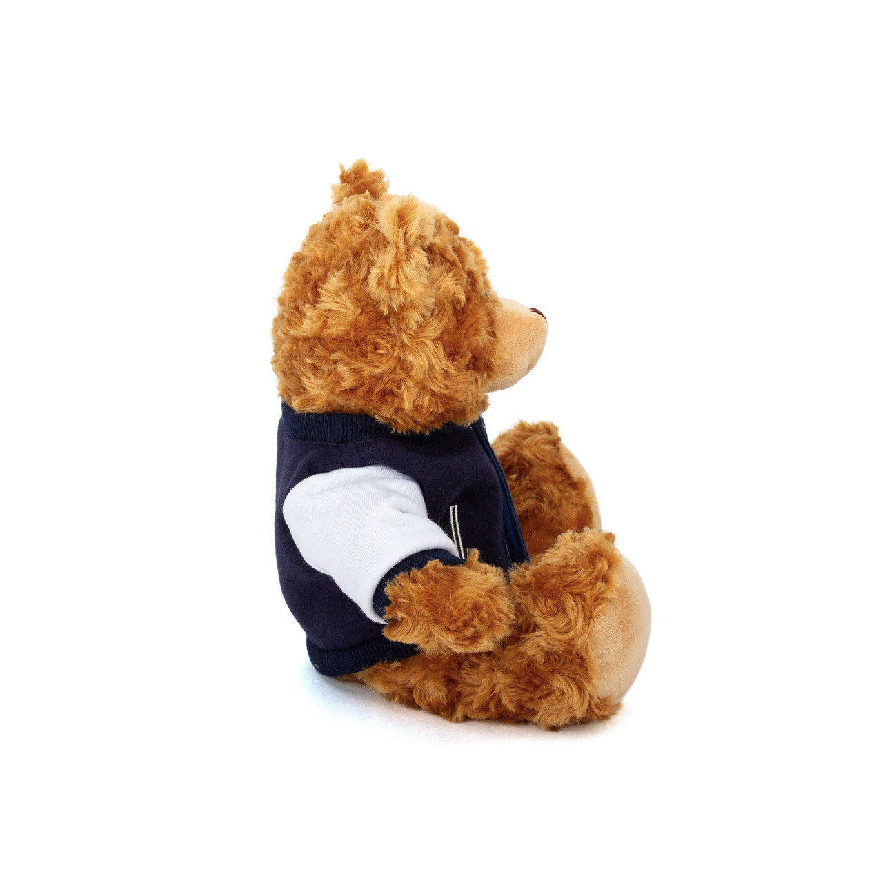 Teddy Bear Mocha 11" with Customizable Varsity Jacket - Made By Aliens Inc